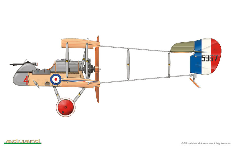 Airco DH2 BiPlane Fighter (Weekend Edition) -- Plastic Model Airplane ...