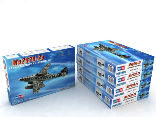EZ ME 262A-2A German Fighter -- Plastic Model Airplane Kit -- 1/72 ...