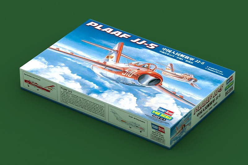 PLAAF JJ-5 -- Plastic Model Airplane Kit -- 1/48 Scale -- #80399 ...