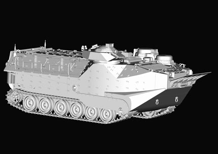 AAVP-7A1 -- Plastic Model Military Vehicle Kiit -- 1/35 Scale -- #82413 ...
