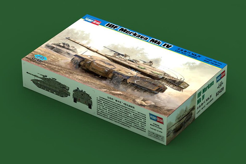 Israeli Merkava Mk.IV Tank -- Plastic Model Military Vehicle Kit -- 1/ ...