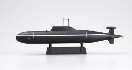 EB Akula Class Russian Attack Sub -- Plastic Model Military Ship Kit ...