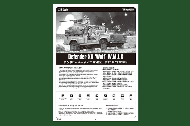 Land Rover Wolf W MIK -- Plastic Model Military Vehicle Kit -- 1/35 ...