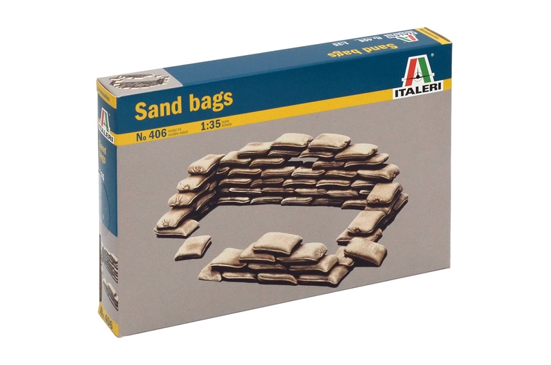 Sandbags -- Plastic Model Military Diorama Kit -- 1/35 Scale -- #550406 ...
