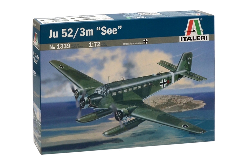 Ju 52/3m Floatplane -- Plastic Model Airplane Kit -- 1/72 Scale ...