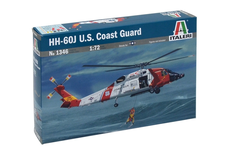HH60J Hawk USCG -- Plastic Model Helicopter Kit -- 1/72 Scale ...
