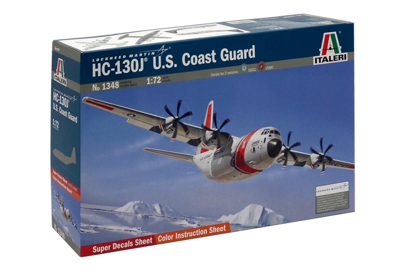 C-130J US Coast Guard -- Plastic Model Airplane Kit -- 1/72 Scale ...