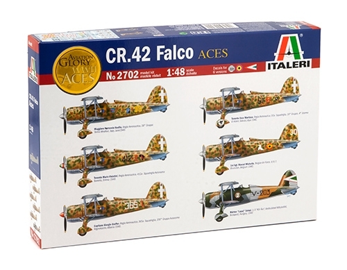 CR42 Falco Aces 1940 Aircraft -- Plastic Model Airplane Kit -- 1/48 ...