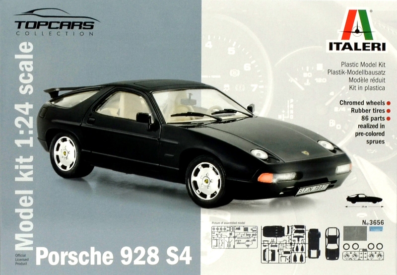 Porsche 928 S4 -- Plastic Model Car Kit -- 1/24 Scale -- #553656 ...