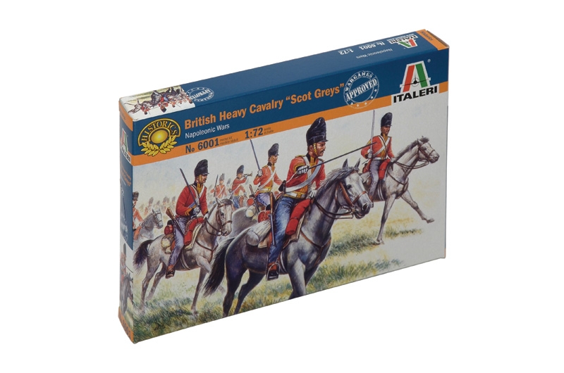 British Scots Greys Heavy Cavalry -- Plastic Model Military Figure Kit ...