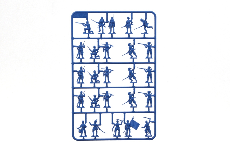 Union Infantry/Zouaves -- Plastic Model Military Figure Kit -- 1/72 ...