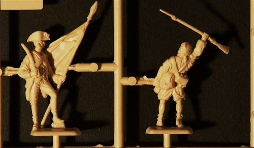 Revolutionary War- American Infantry -- Plastic Model Military Figure ...