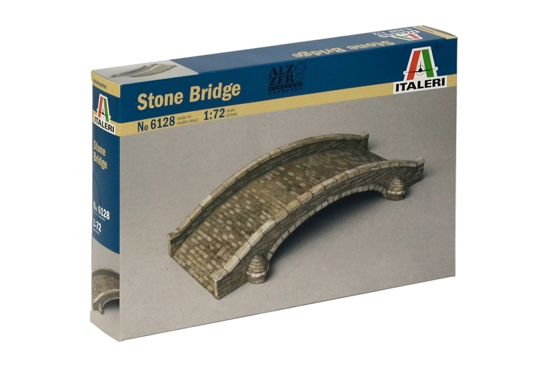 Stone Bridge -- Plastic Model Military Diorama -- 1/72 Scale -- #556128 ...