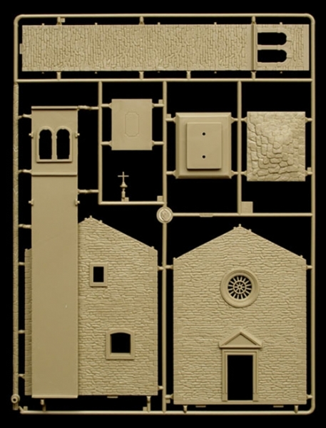 Church -- Plastic Model Building Kit -- 1/72 Scale -- #556129 pictures ...