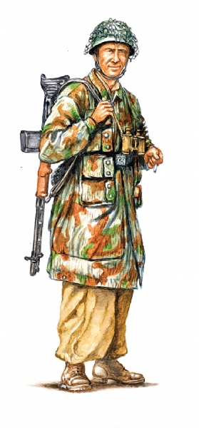 WWII German Paratroopers Tropical -- Plastic Model Military Figure Kit ...