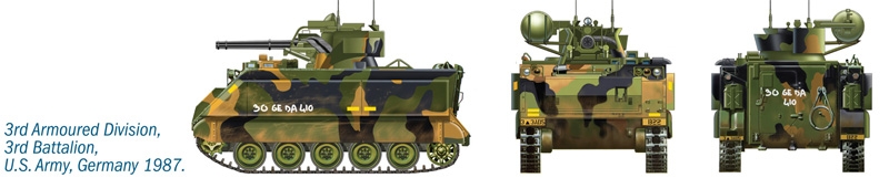 Vietnam War M163 Vulcan Tank -- Plastic Model Military Vehicle Kit -- 1 ...