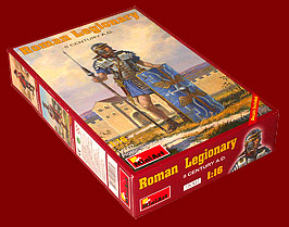 Roman Legionary II Century A.D. -- Plastic Model Military Figure -- 1/ ...