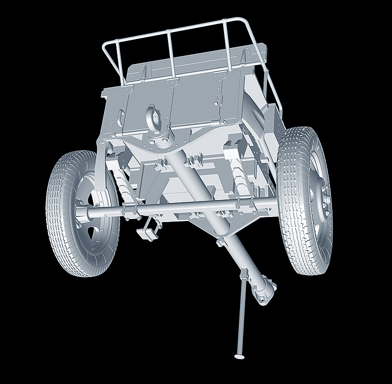 German Artillery Tractor T-70(r) & Gun -- Plastic Model Military ...