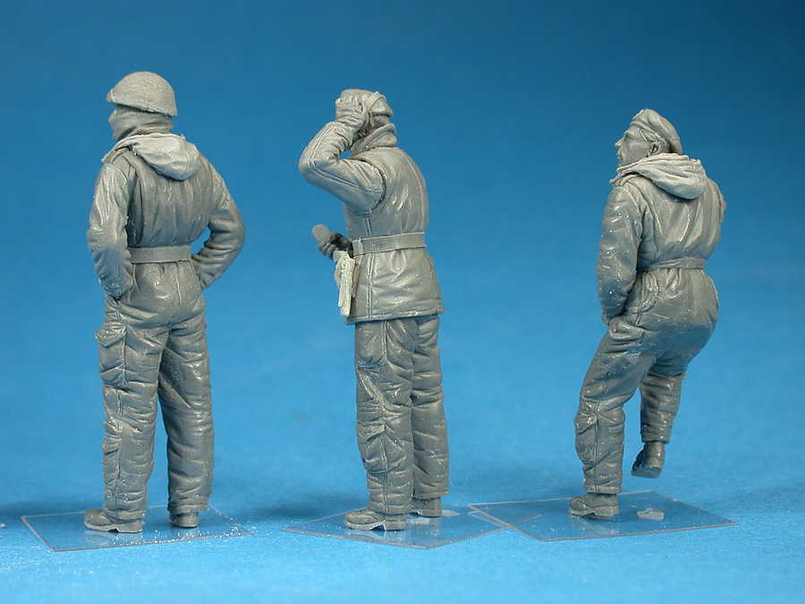 British Tank Crew Winter Uniform (5) -- Plastic Model Military Figure ...