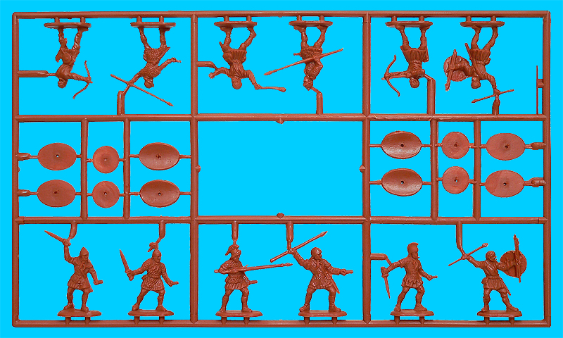 Roman Infantry III-IV Century -- Plastic Model Military Figure -- 1/72 ...