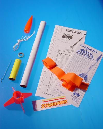 Gallery Pictures Quest Starhawk Model Rocket Kit Level 1 Model Rocket ...