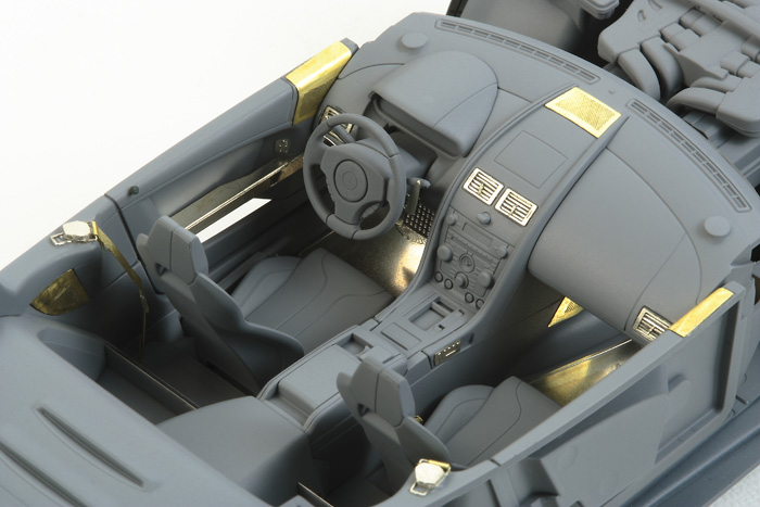 Aston Martin DBS w/ Photo Etched Sportscar -- Plastic Model Car Kit ...