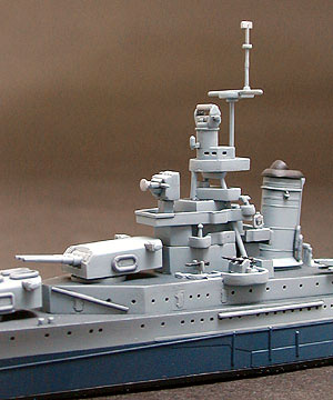 US Navy Indianapolis Cruiser Boat -- Plastic Model Military Ship Kit ...
