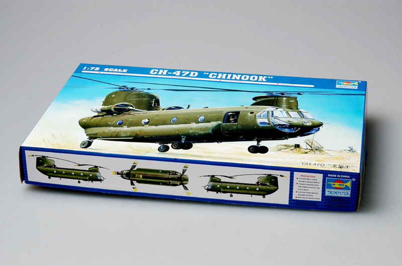 CH-47D Chinook Helicopter -- Plastic Model Helicopter -- 1/72 Scale ...