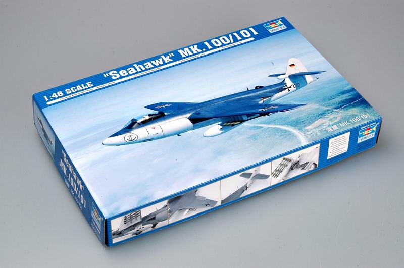 Seahawk Mk 100/101 Aircraft (D) -- Plastic Model Airplane Kit -- 1/48 ...