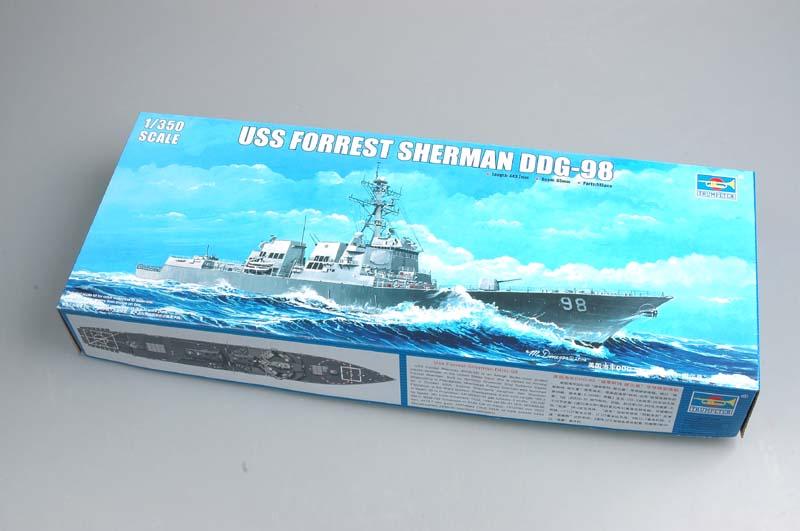 USS Forrest Sherman DDG98 Arleigh Burke Class Destroyer -- Plastic ...