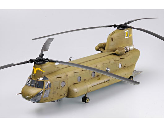 CH47A Chinook Helicopter -- Plastic Model Helicopter Kit -- 1/35 Scale ...