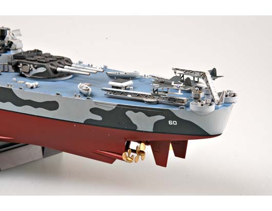 USS Alabama BB-60 Battleship -- Plastic Model Military Ship Kit -- 1/ ...