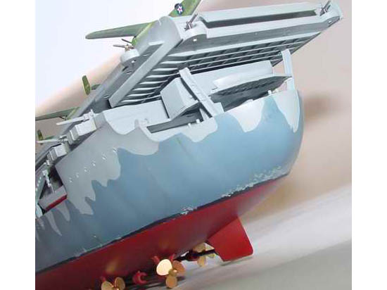 USS Aircraft Carrier Hornet CV8 -- Plastic Model Military Ship Kit -- 1 ...