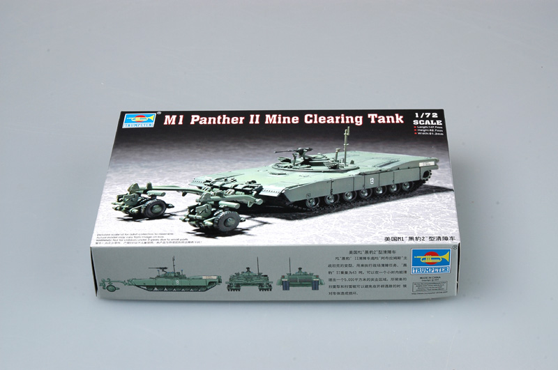 M1 Abrams Panther II Mine Clearing Tank -- Plastic Model Military ...