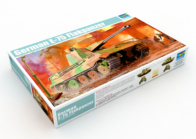 German E75 Flakpanzer Tank -- Plastic Model Military Vehicle Kit -- 1/ ...