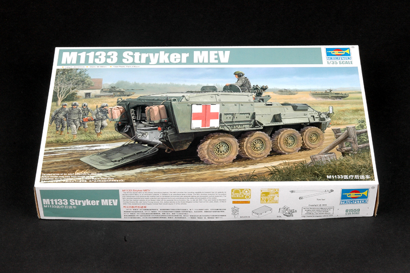 M1133 Stryker Medical Evacuation Vehicle (MEV) -- Plastic Model ...