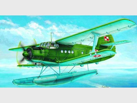Antonov An-2V Colt Floats Aircraft -- Plastic Model Airplane Kit -- 1/ ...