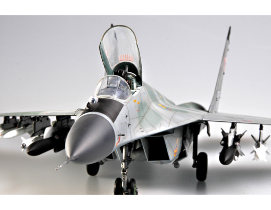 Mig29M Fulcrum Russian Fighter Aircraft -- Plastic Model Airplane Kit ...