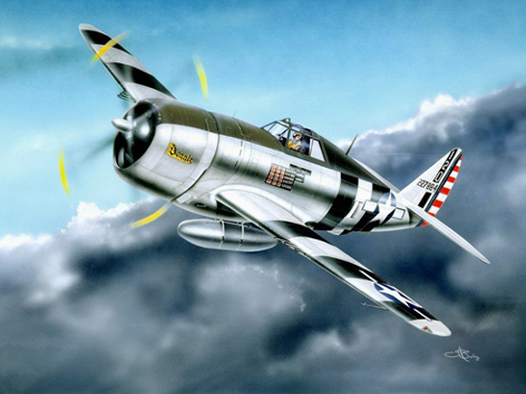 Gallery Pictures Trumpeter P-47D Razorback Fighter Aircraft Plastic ...