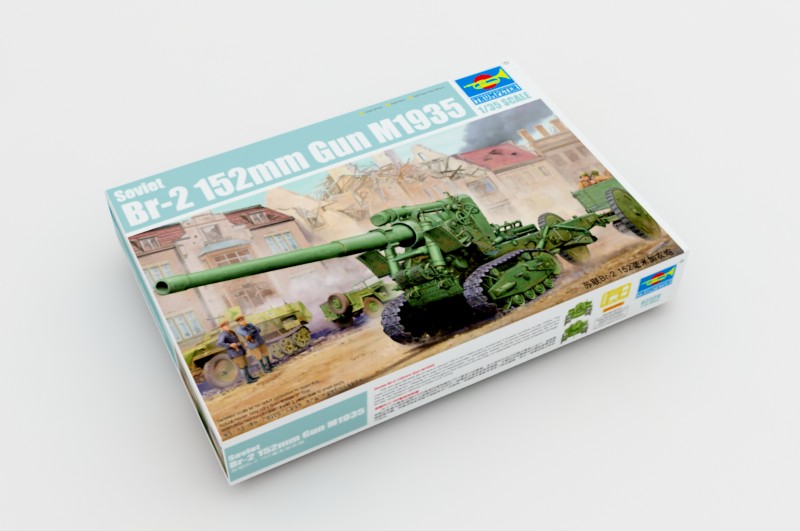 Soviet Br2 152mm M1935 Gun (New Tool) (DEC) -- Plastic Model Military ...