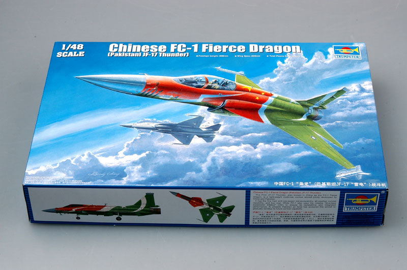 Chinese FC1 Fierce Dragon (Pakistani JF17 Thunder) -- Plastic Model ...