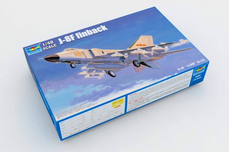 PLA J-8IIF Chinese Fighter Aircrraft -- Plastic Model Airplane Kit -- 1 ...