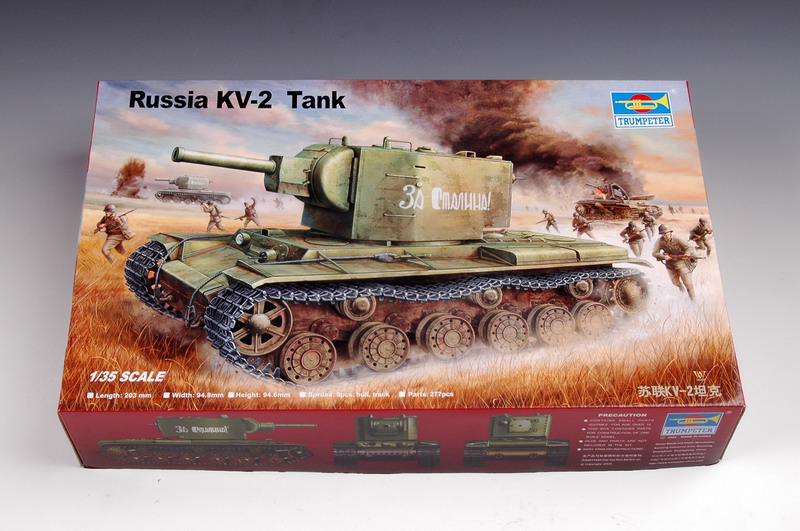 Soviet KV2 Tank -- Plastic Model Military Vehicle -- 1/35 Scale -- #312 pictures by John ...