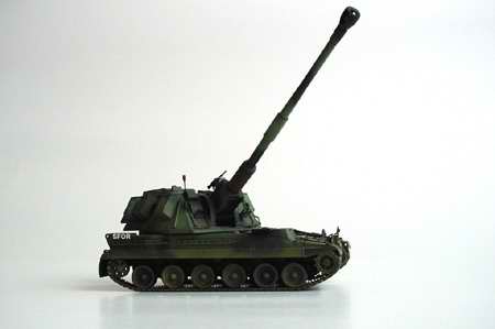 British 155mm AS90 Self-Propelled Howitzer -- Plastic Model Military ...