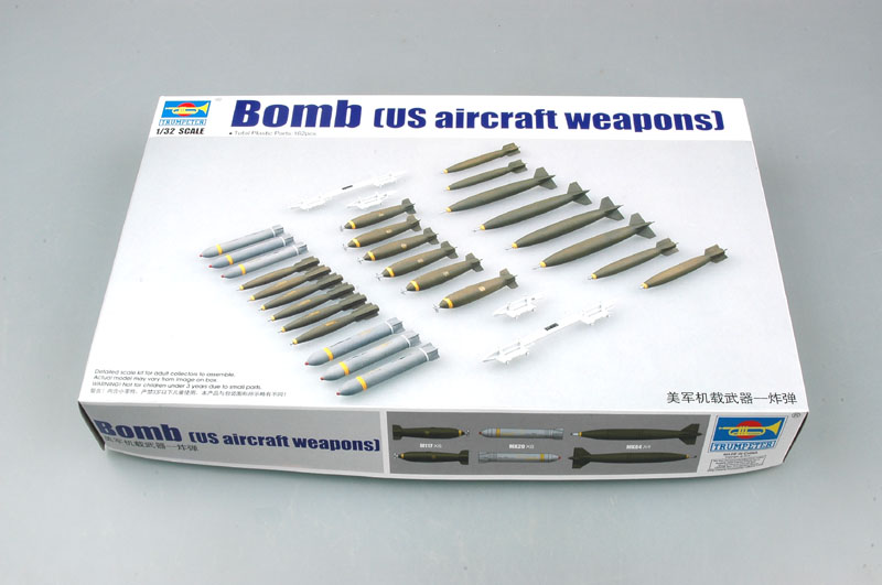 US Aircraft Weapons Set Bombs (26) -- Plastic Model Military Diorama ...