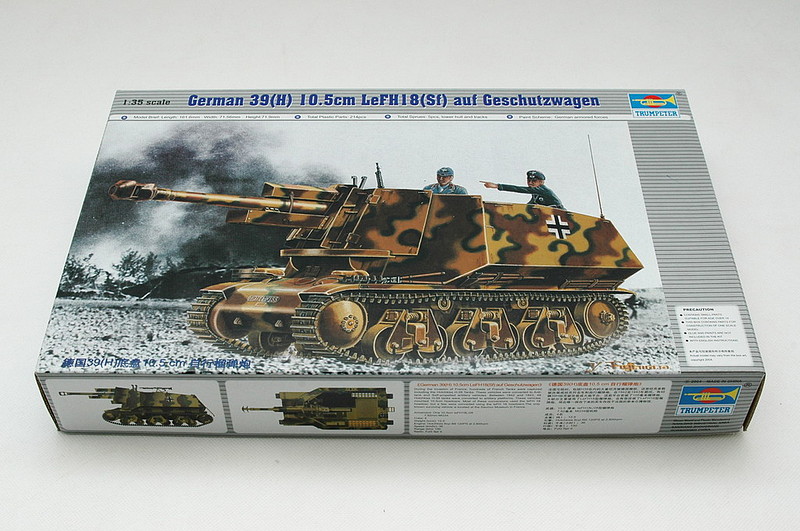 German 39H Tank with 105mm -- Plastic Model Military Vehicle -- 1/35 ...