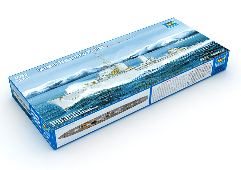 Gallery Pictures Trumpeter German Zerstorer Z25 Destroyer 1944 Plastic ...