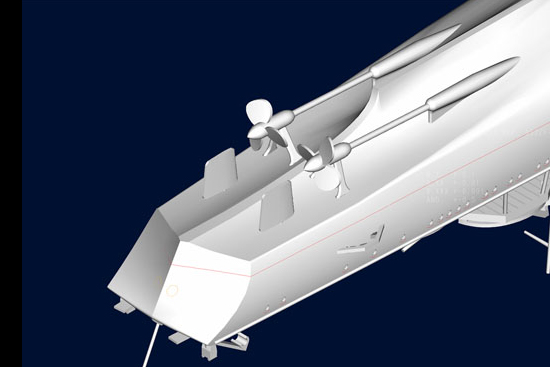 German Zerstorer Z25 Destroyer 1944 -- Plastic Model Military Ship -- 1 ...