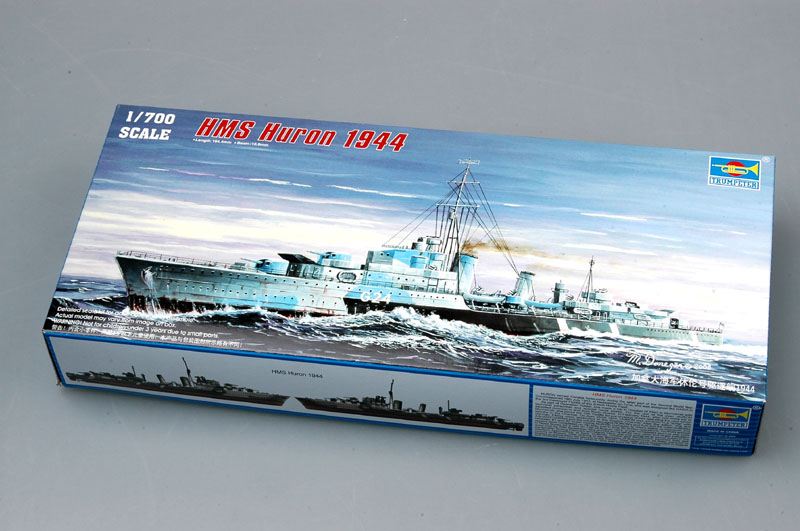 HMCS Huron (G24) British Tribal Class Destroyer 1944 -- Plastic Model ...