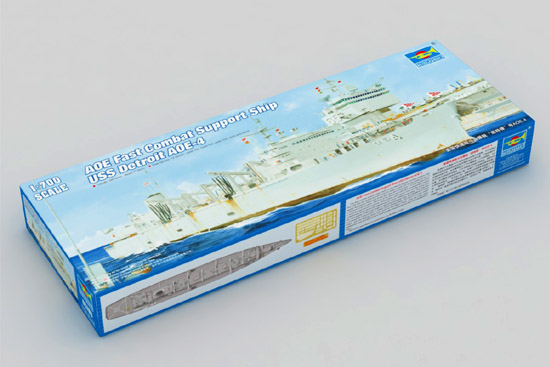 USS Detroit AOE4 Fast Combat Support Ship -- Plastic Model Kit -- 1/700 ...